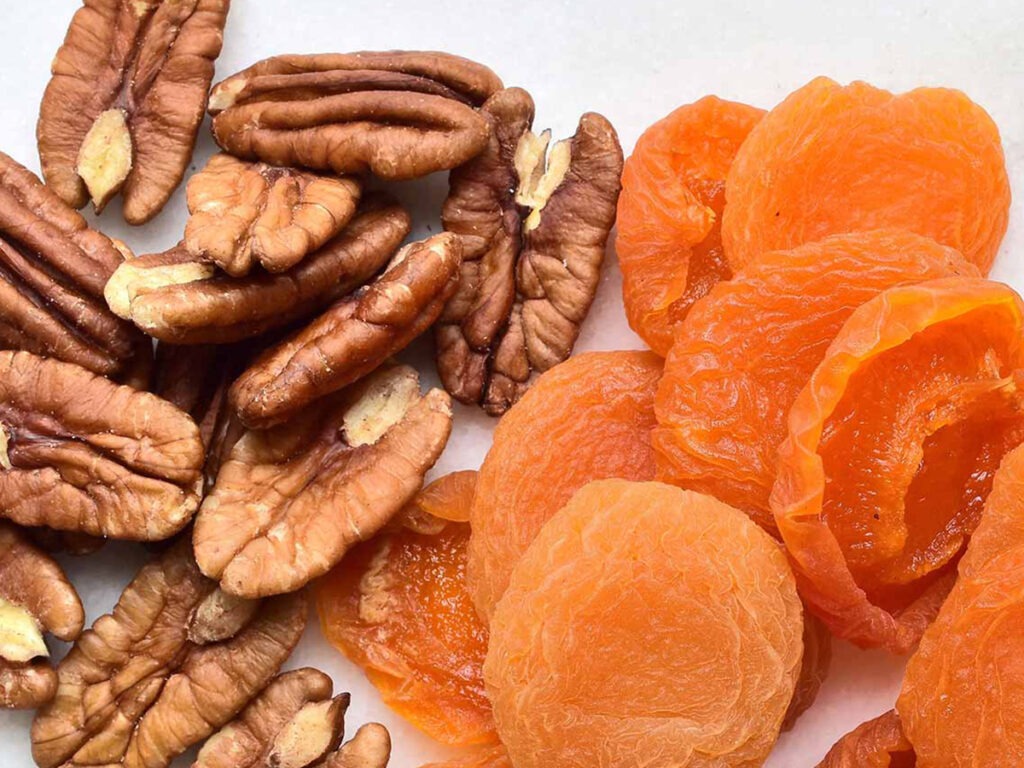 Barrier films for packaging dried foods