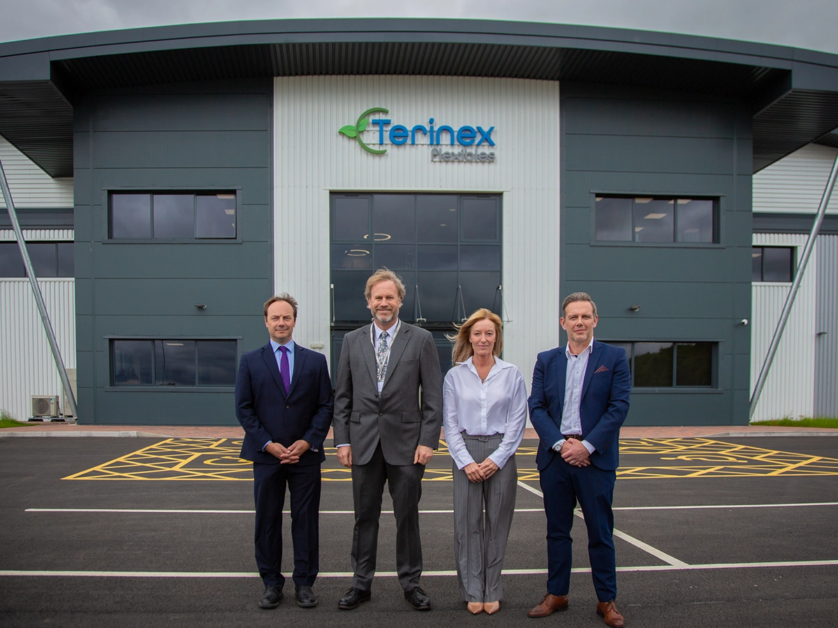 Terinex Flexibles Opens Net Zero CO2 Rated Factory Building